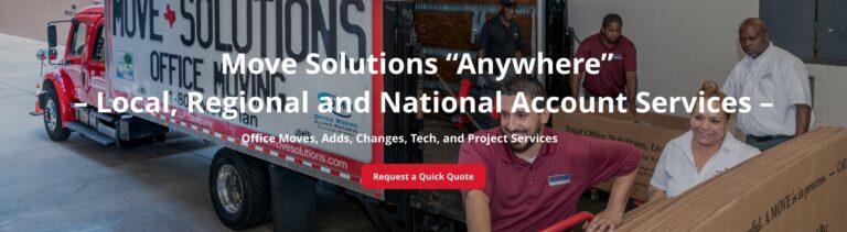 Nationwide Office Movers | Move Solutions National Movers