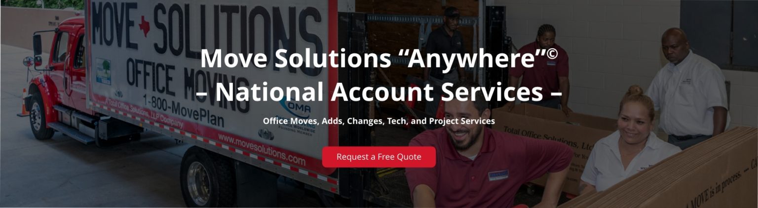 Nationwide Office Movers | Move Solutions National Movers