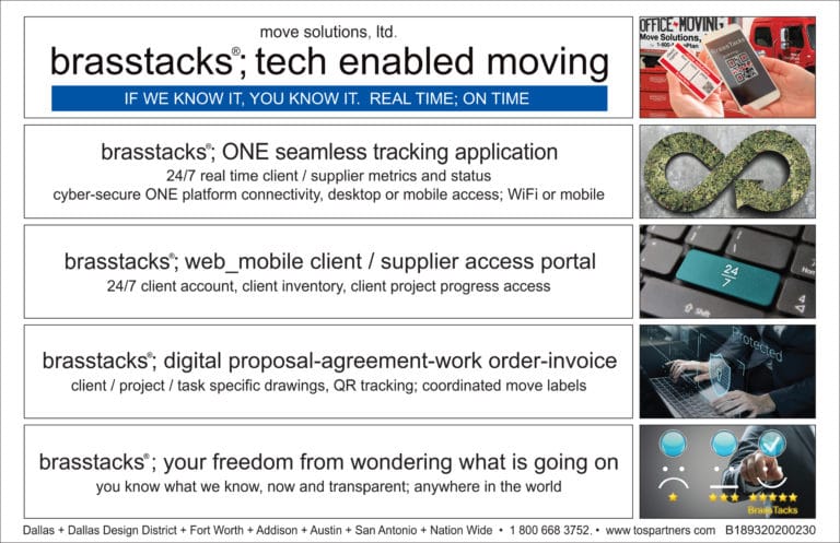 Tech Enabled Office Moving - BrassTacks CRM - Move Solutions